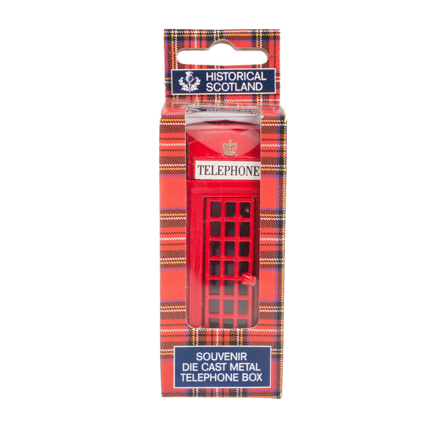 Classic Red Metal Souvenir Telephone Box | The Scotland Shop