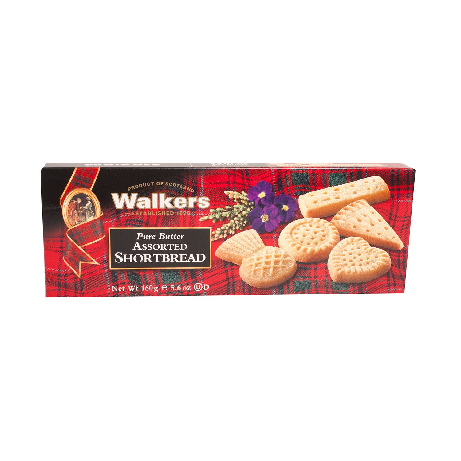 160G Carton - Walkers Assorted Shortbread Shapes | The Scotland Shop