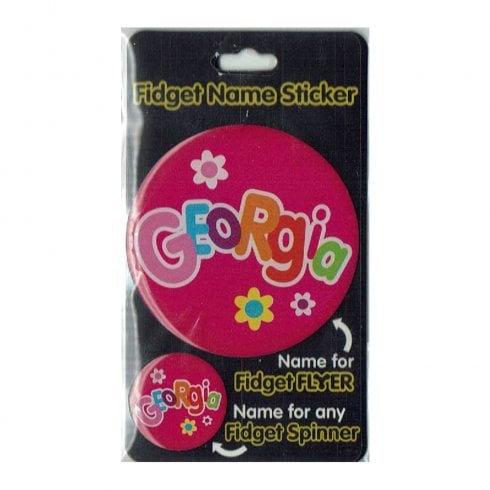 Fidget Flyer Name Stickers Georgia | The Scotland Shop