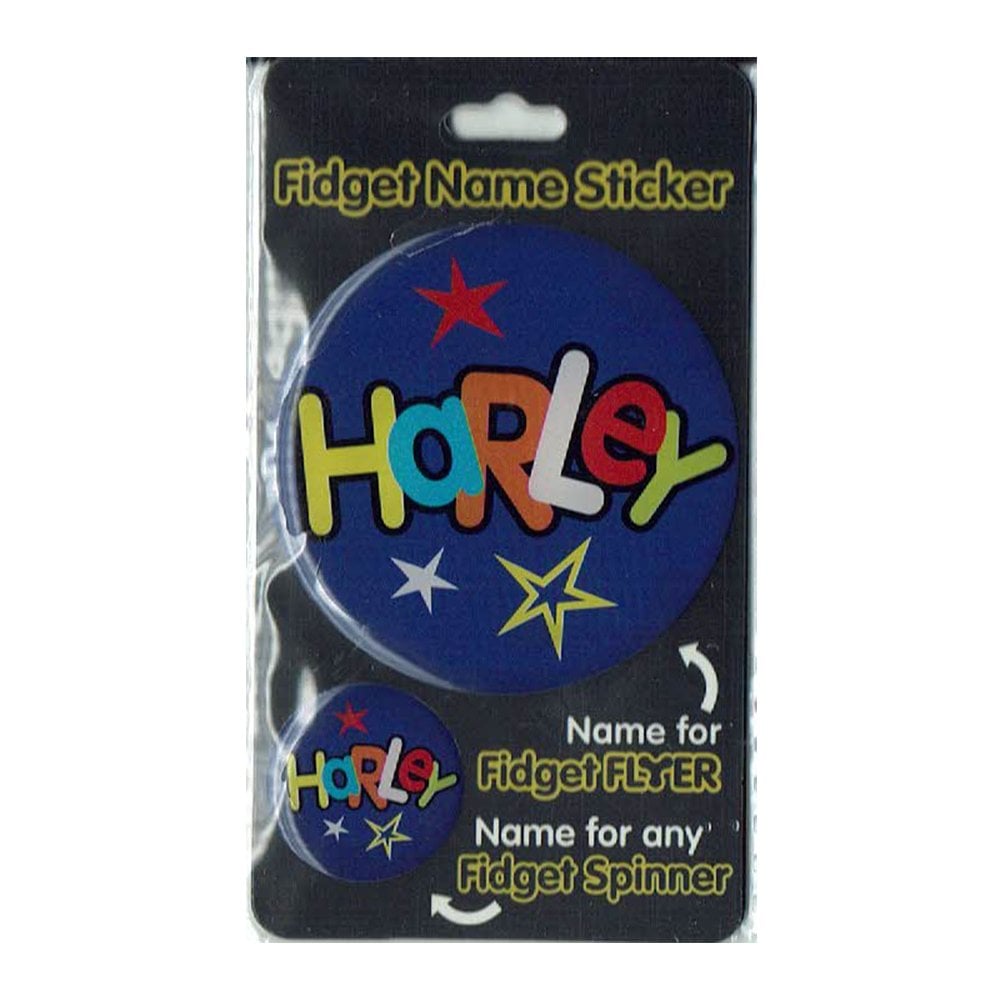 Fidget Flyer Name Stickers Harley | The Scotland Shop