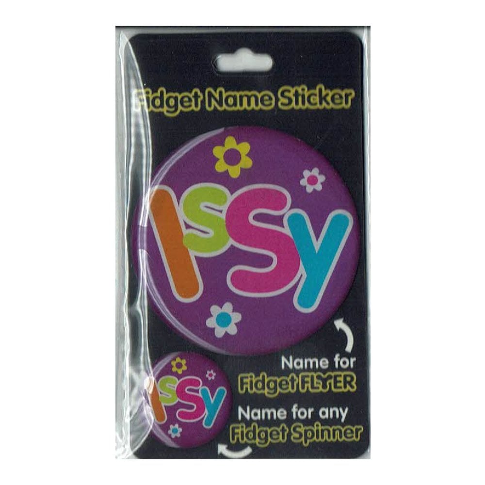 Fidget Flyer Name Stickers Issy | The Scotland Shop