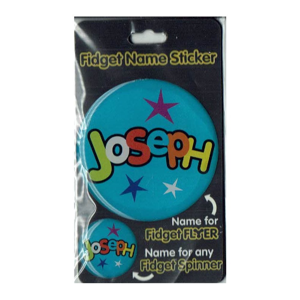 Fidget Flyer Name Stickers Joseph | The Scotland Shop