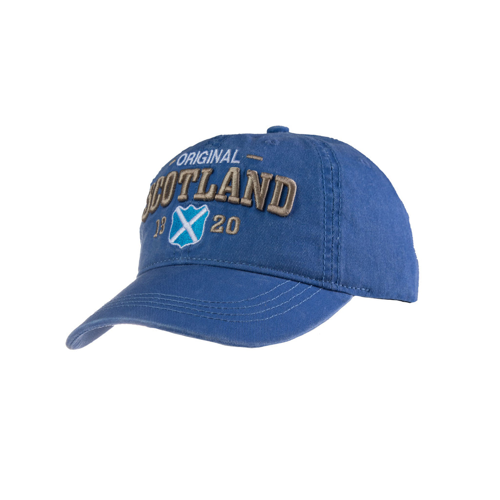 Scotland Vintage Shield Cap Blue | The Scotland Shop
