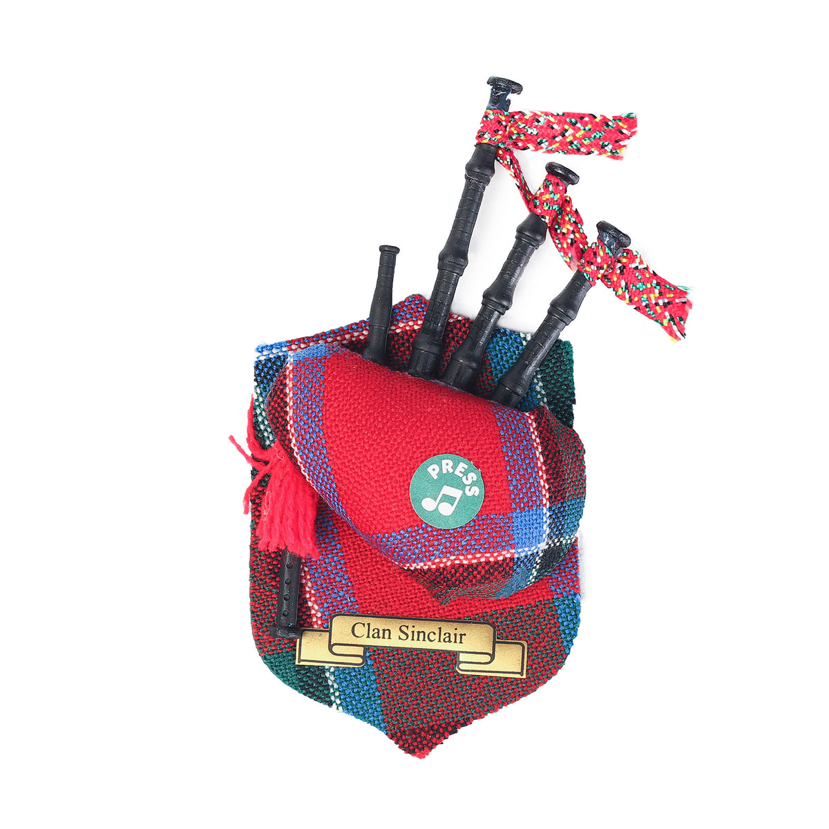 Clan Musical Bagpipe Magnet Sinclair | The Scotland Shop