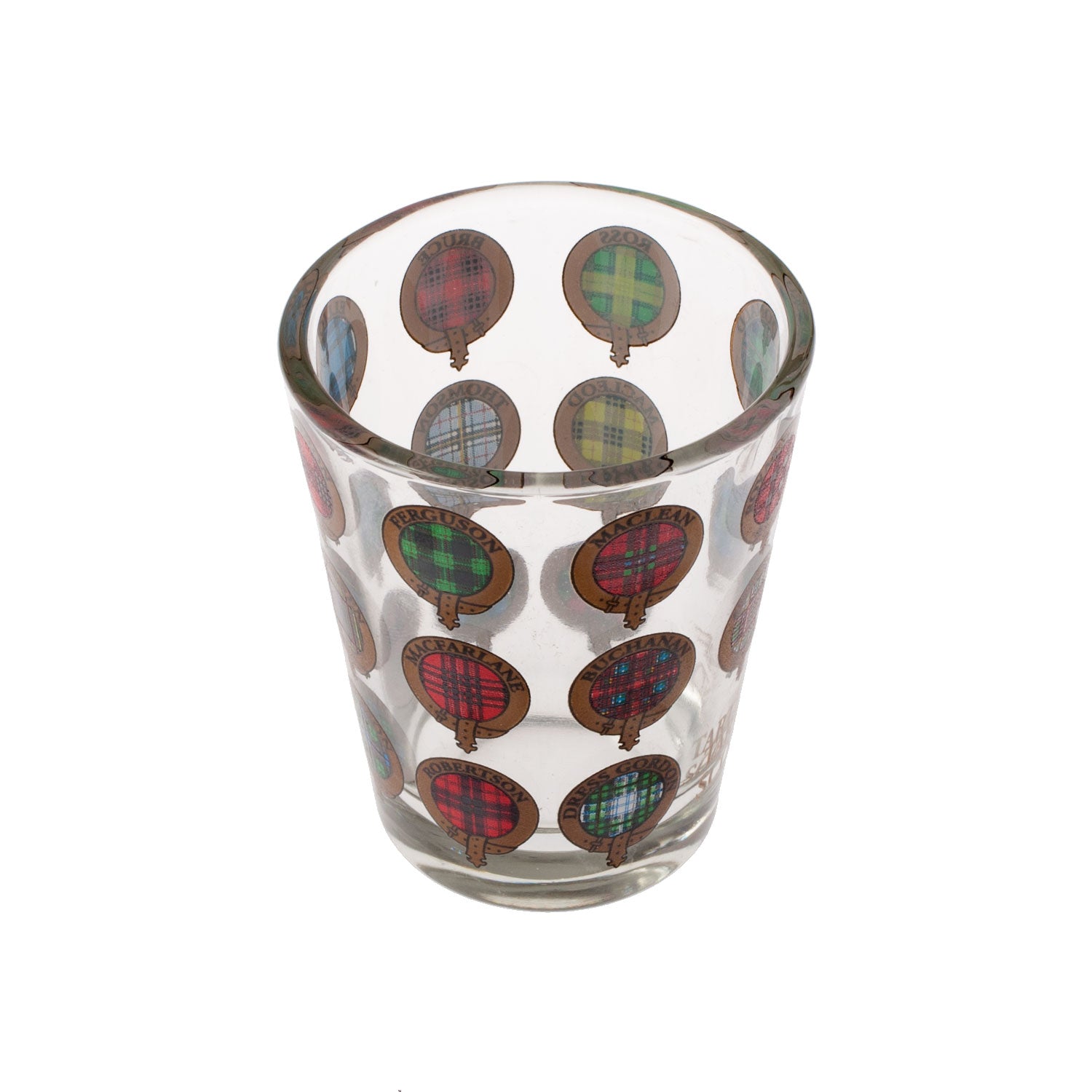 Tartans Of Scotland Shot Glass | The Scotland Shop