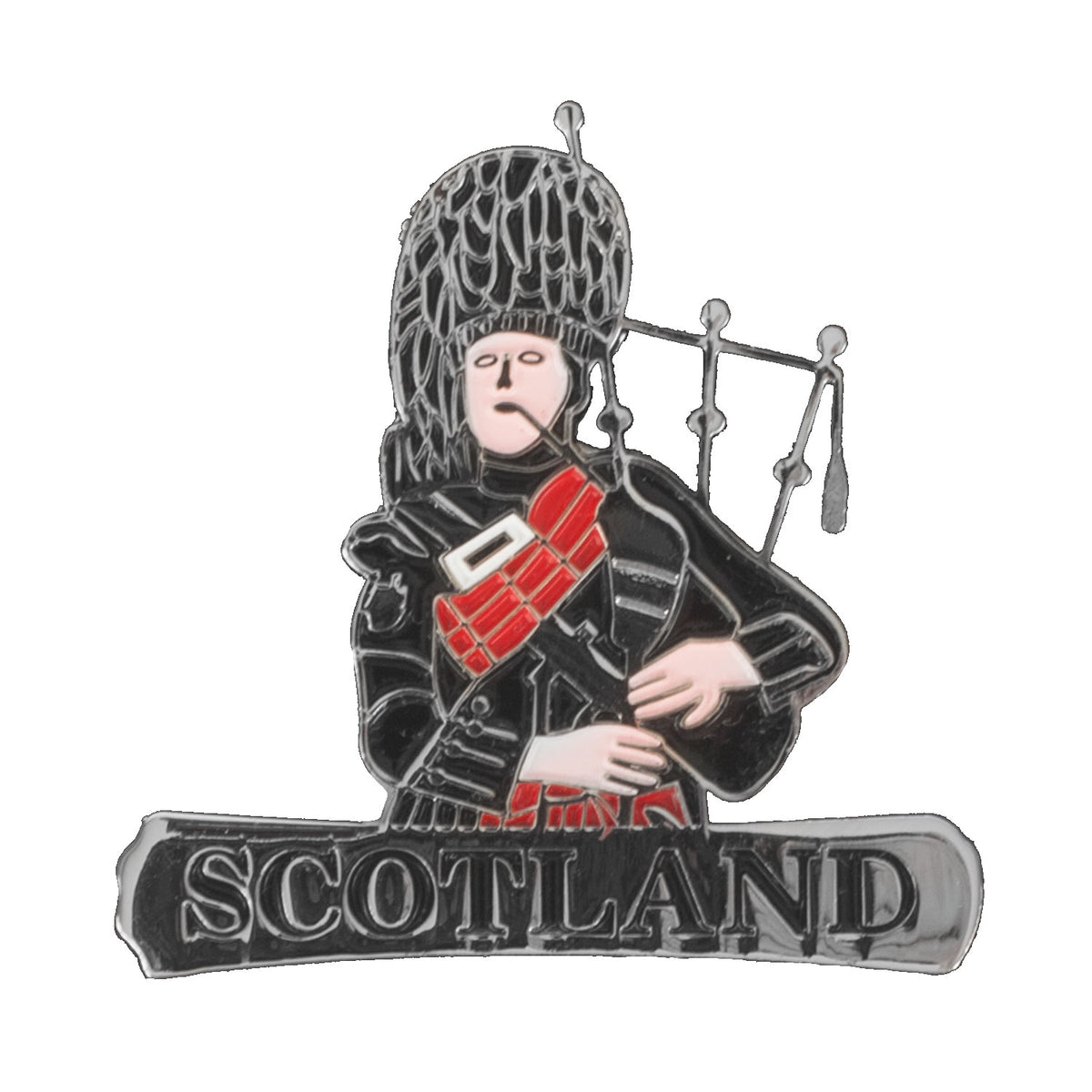 Painted Piper Metal Magnet | The Scotland Shop
