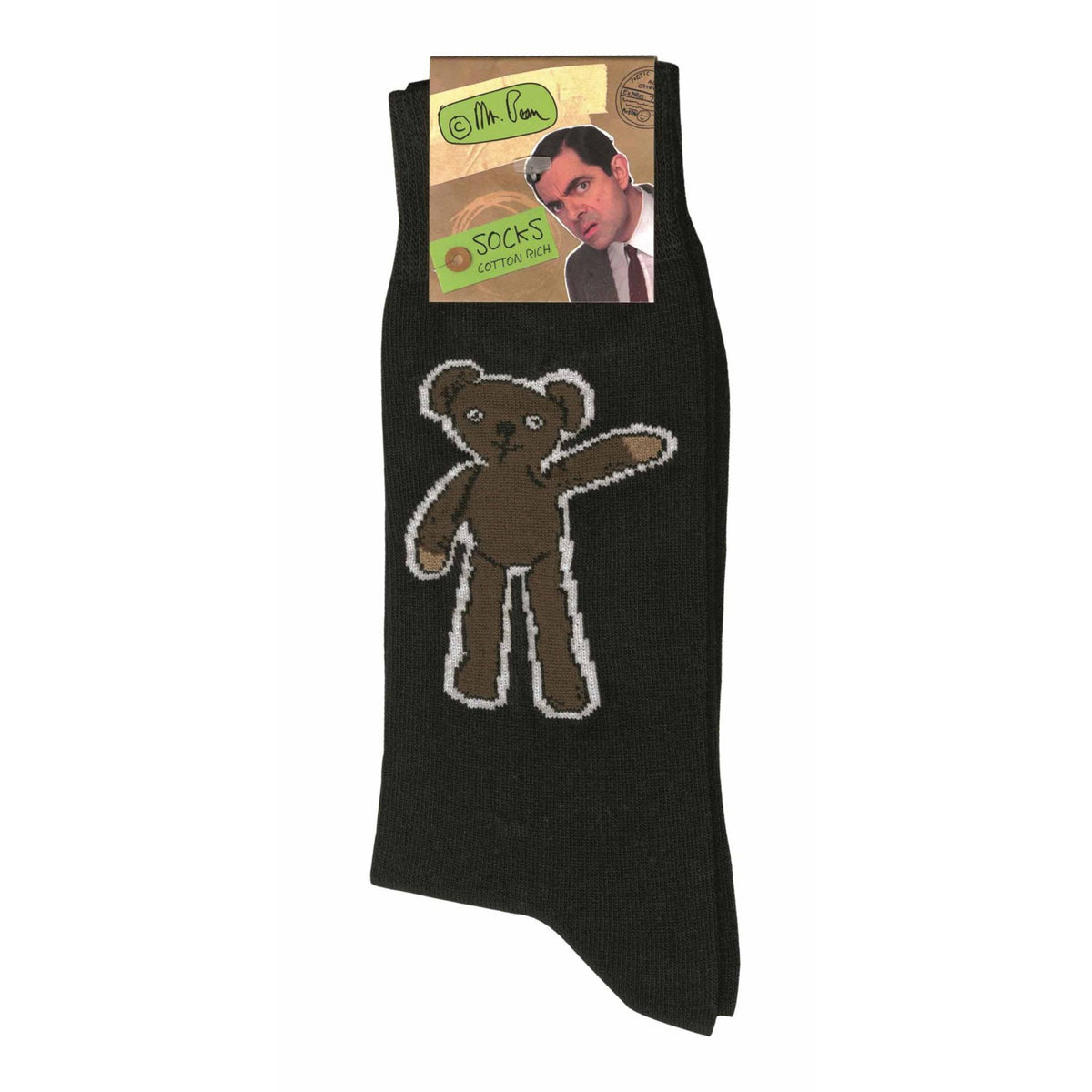 Mr Bean Teddy Socks | The Scotland Shop