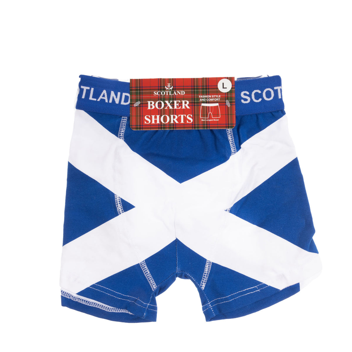 Scotland Flag Boxer Short - Large | The Scotland Shop