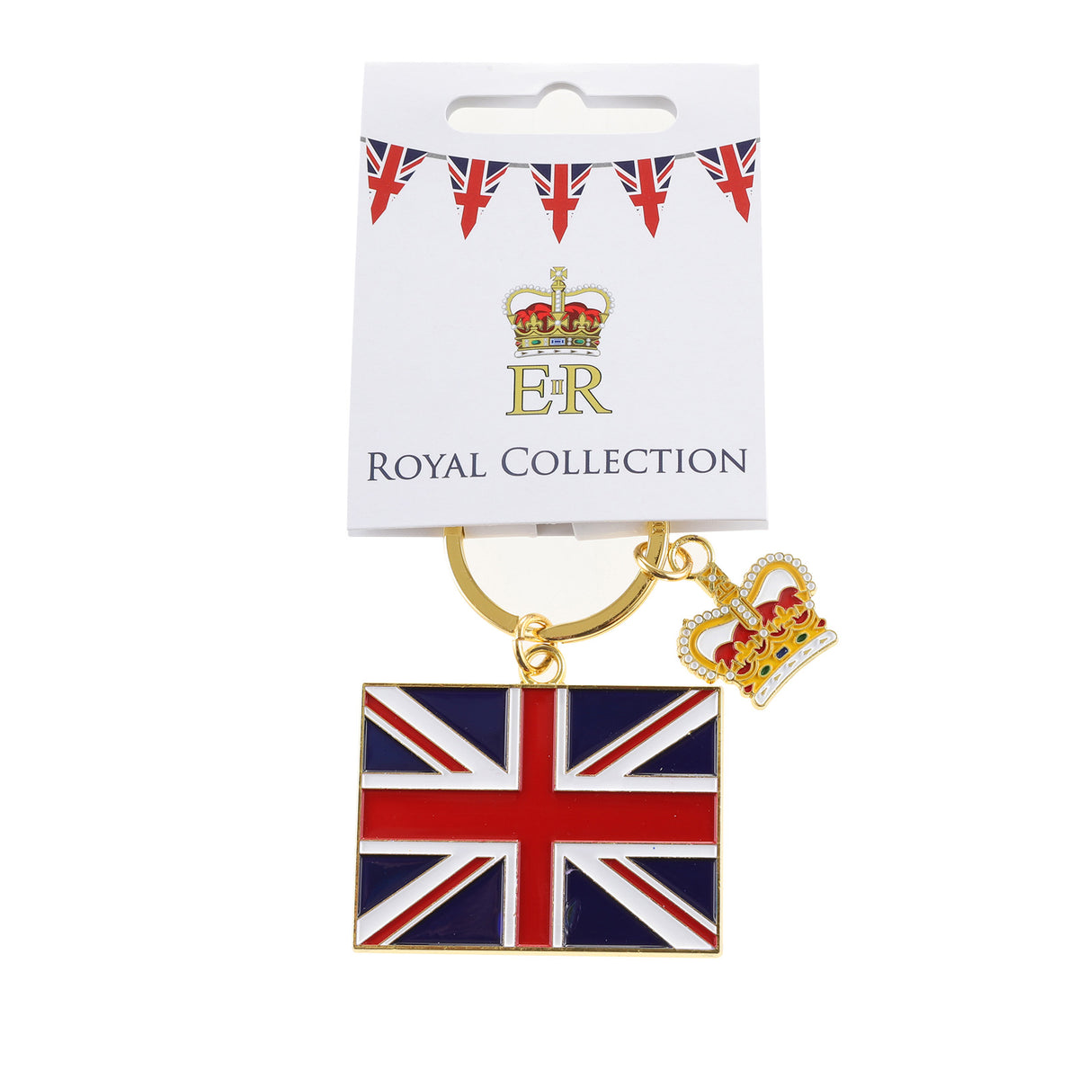 Keyring Union Jack / Crown | The Scotland Shop