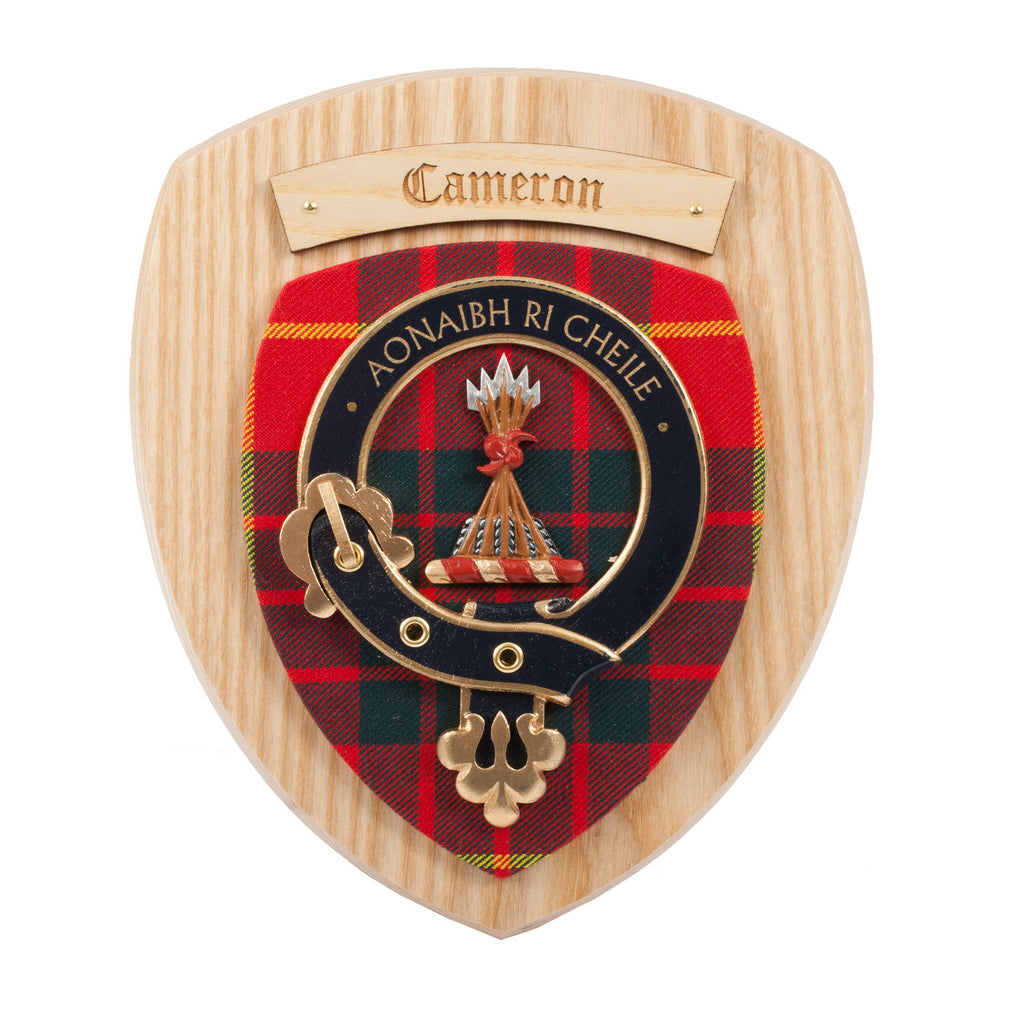 Clan Wall Plaque Cameron | The Scotland Shop