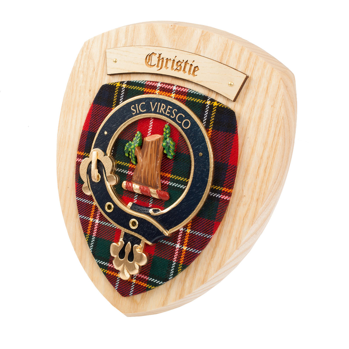 Clan Wall Plaque Christie | The Scotland Shop
