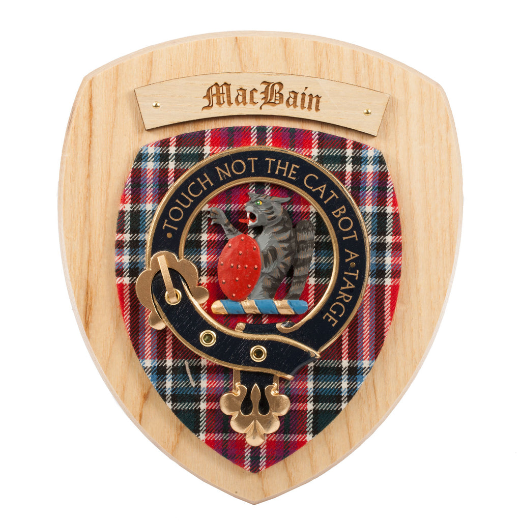 Clan Wall Plaque Macbain | The Scotland Shop