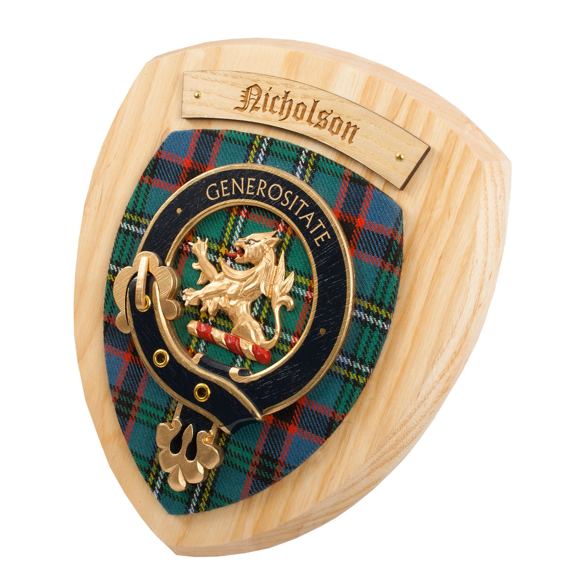 Clan Wall Plaque Nicholson | The Scotland Shop
