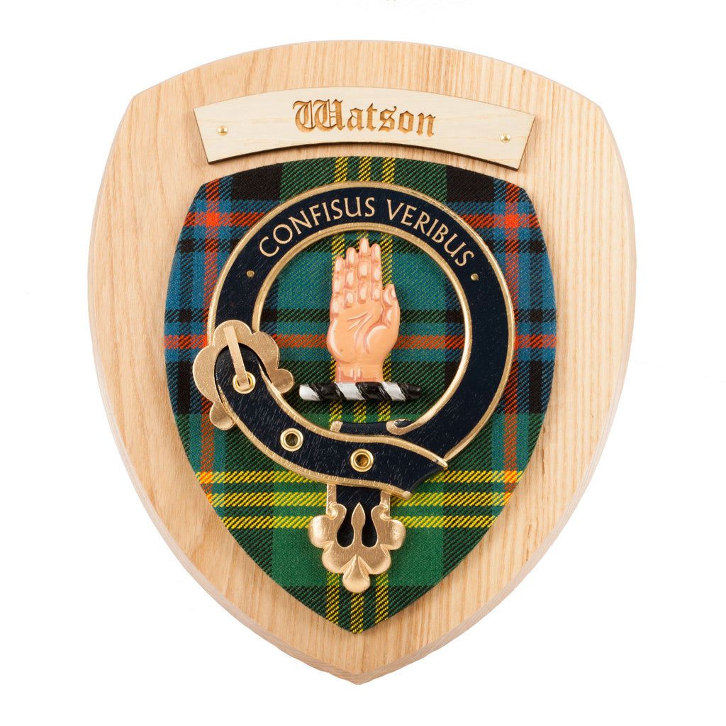 Clan Wall Plaque Watson | The Scotland Shop