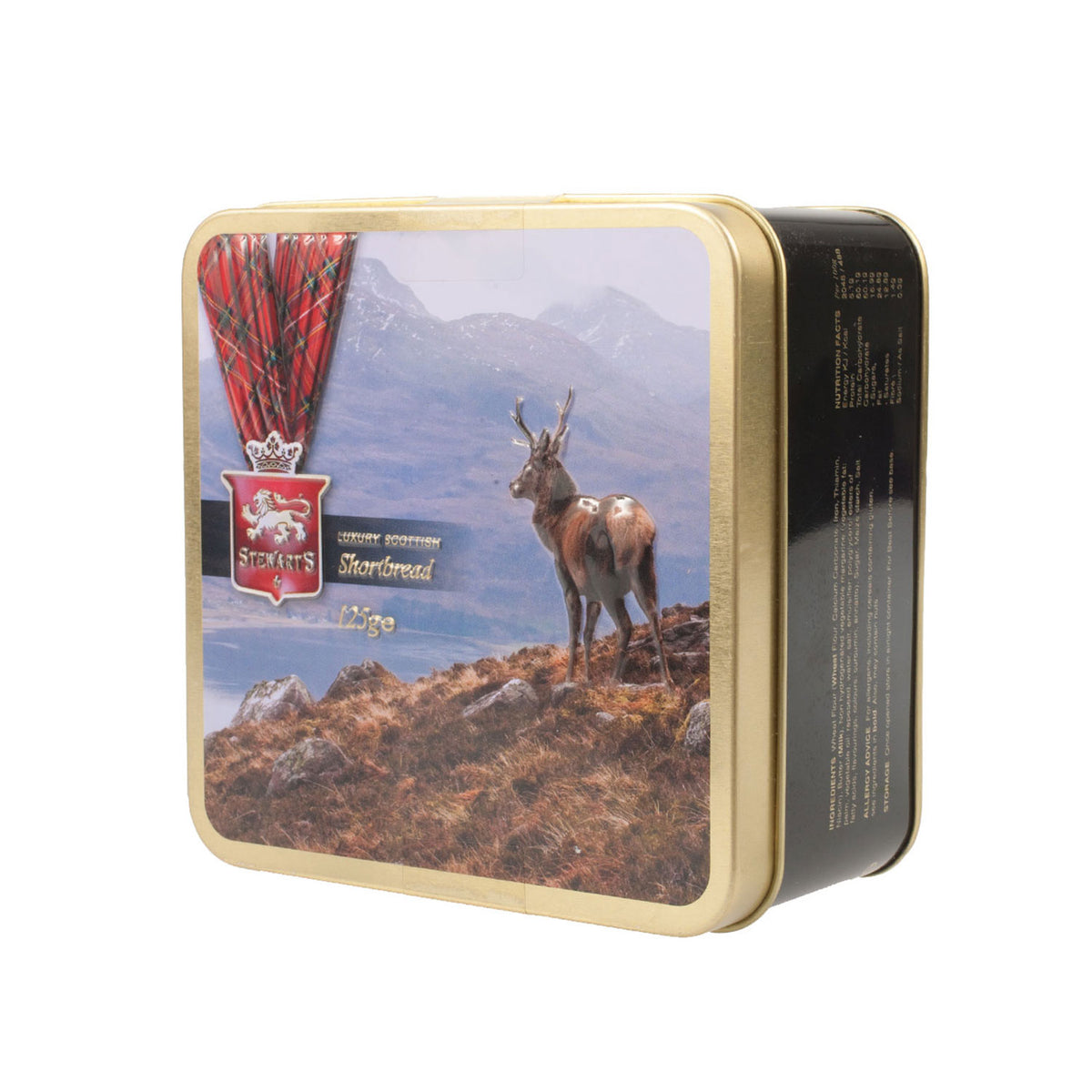 Stewarts Luxury Shortbread - 125G Stag Tin | The Scotland Shop