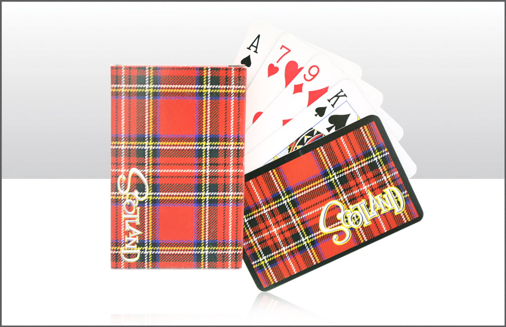 Scotland With Tartan Playing Cards | The Scotland Shop