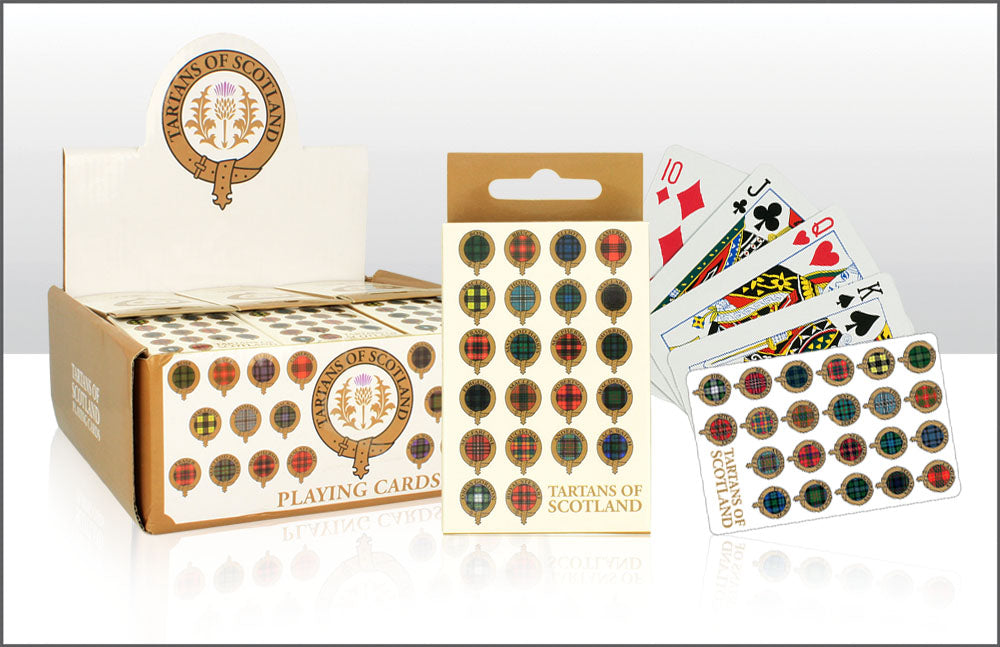 Tartans Of Scotland Playing Cards | The Scotland Shop