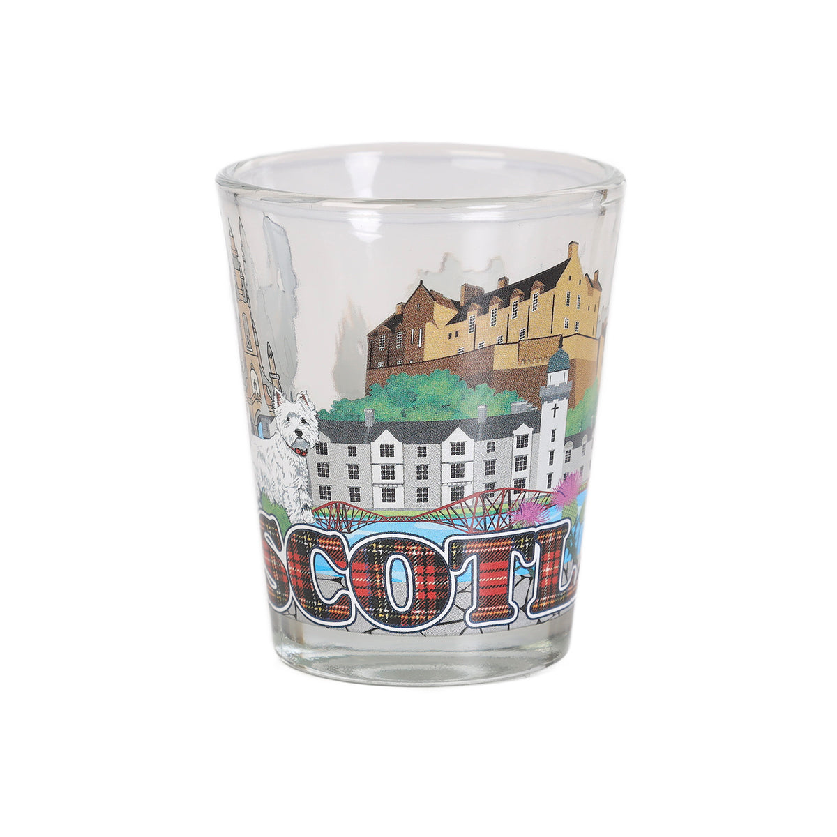 Scotland & Saltire Shield Skyline Shot | The Scotland Shop