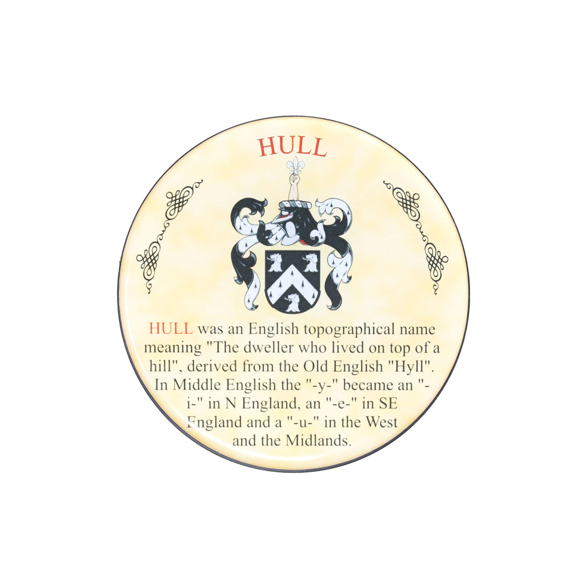 Heraldic Coaster Hull | The Scotland Shop