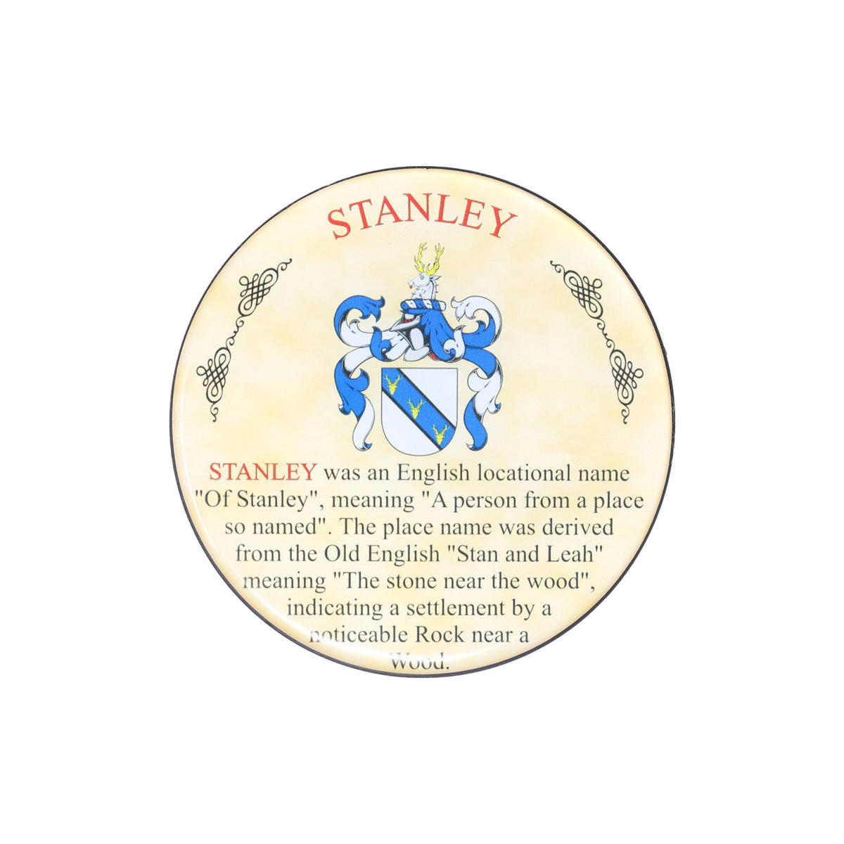 Heraldic Coaster Stanley | The Scotland Shop