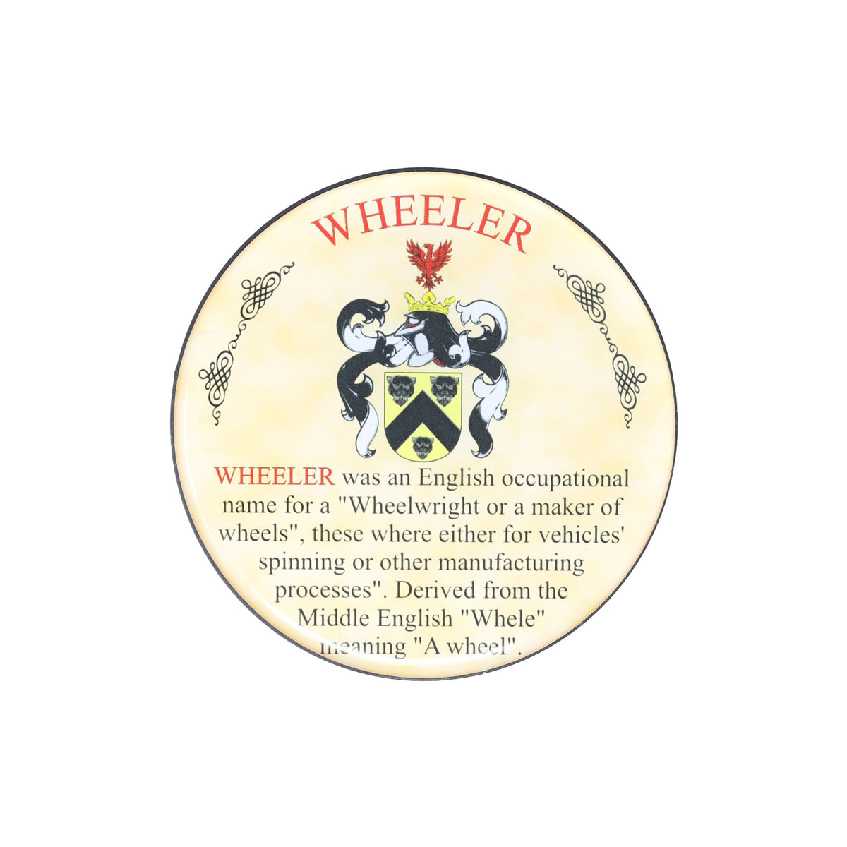Heraldic Coaster Wheeler | The Scotland Shop