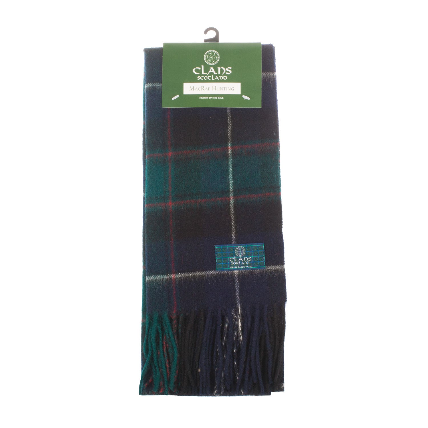 Lambswool Scottish Tartan Clan Scarf MACRAE HUNTING | The Scotland Sh ...
