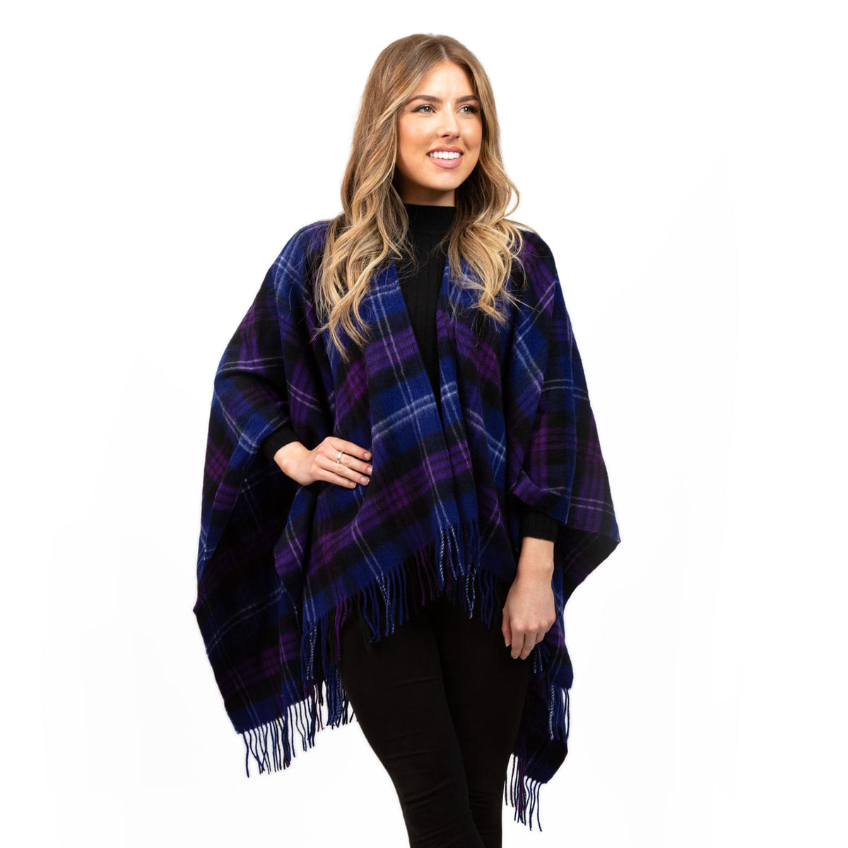 Edinburgh Cashmere Mini Cape HERITAGE OF SCOTLAND | The Scotland Shop