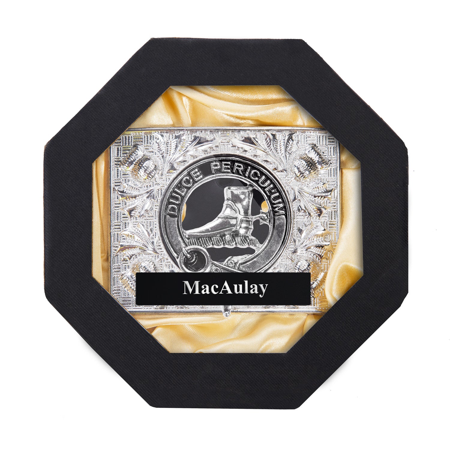 Clan Belt Buckle Macaulay | The Scotland Shop