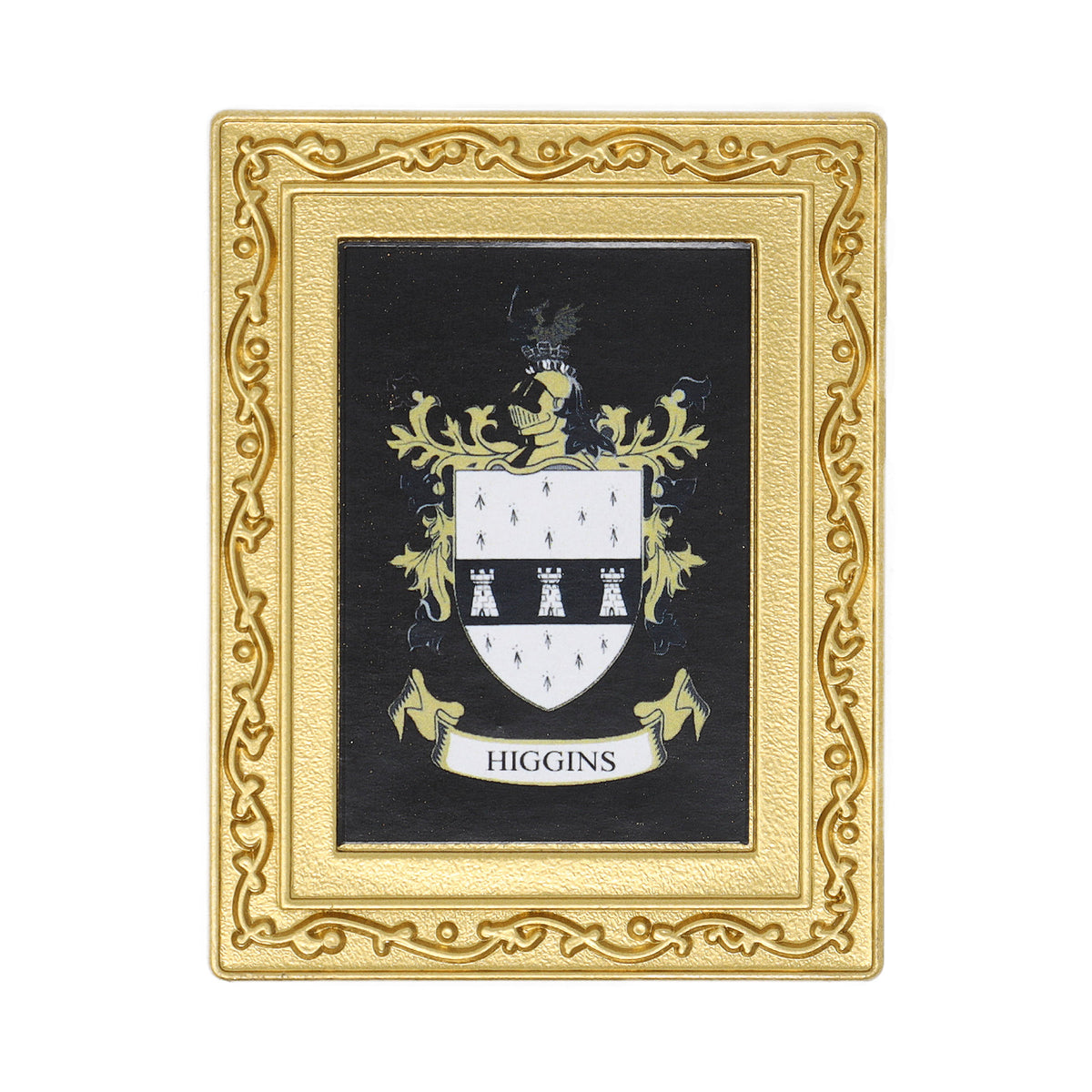Coat Of Arms Fridge Magnet Higgins | The Scotland Shop