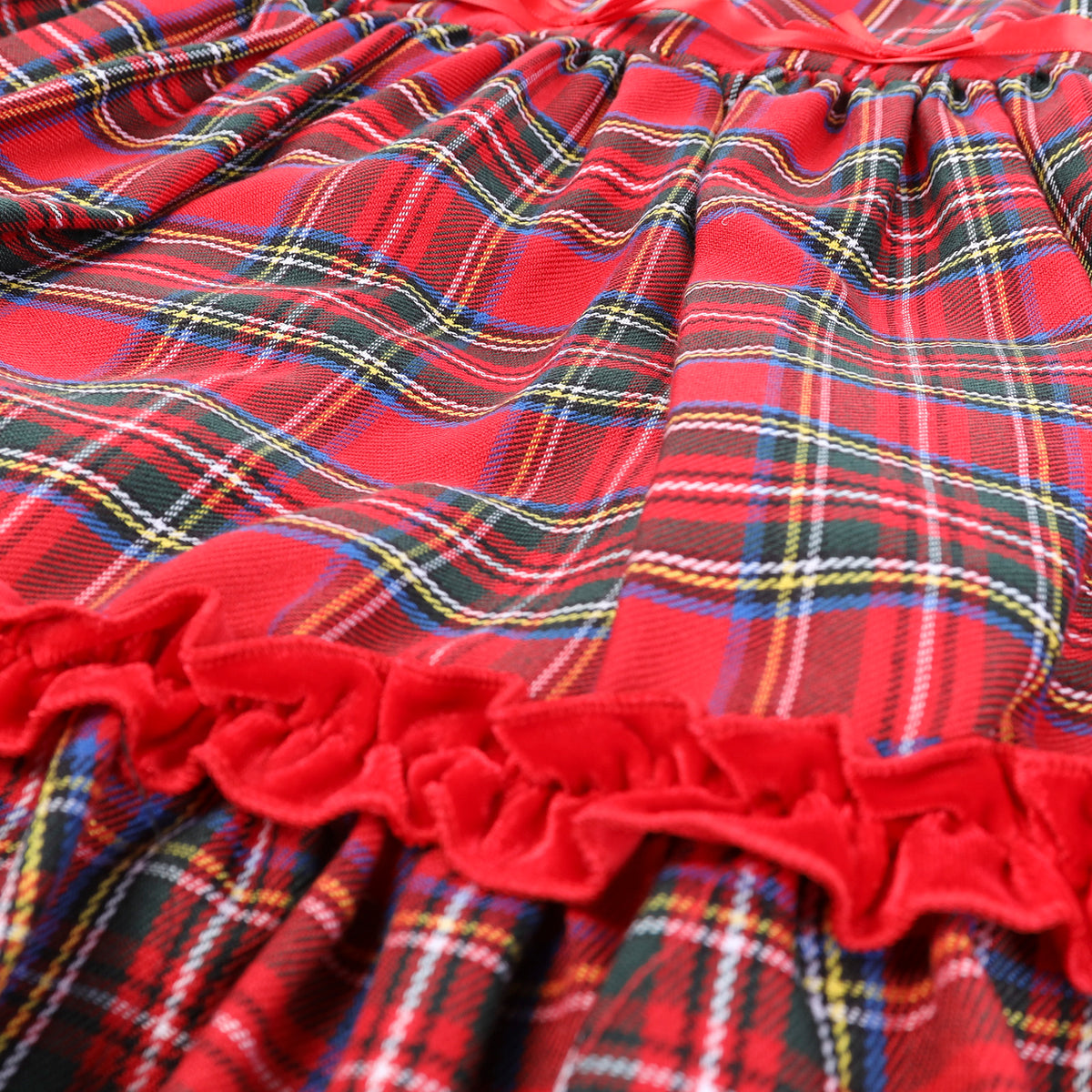 Girls Full Body Tartan Dress Stewart Royal | The Scotland Shop