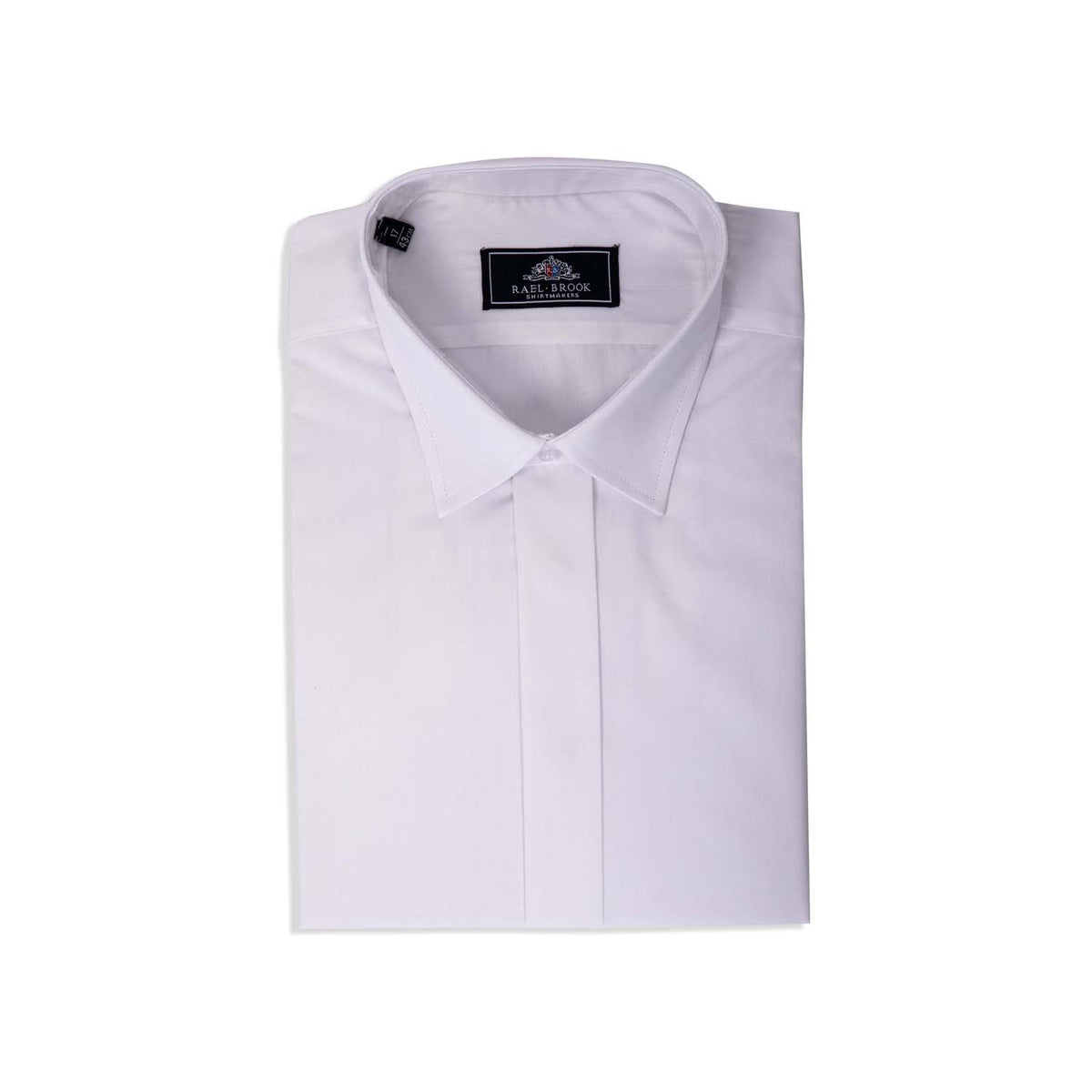 Classic Plain Shirt Flyfront Dual Button | The Scotland Shop