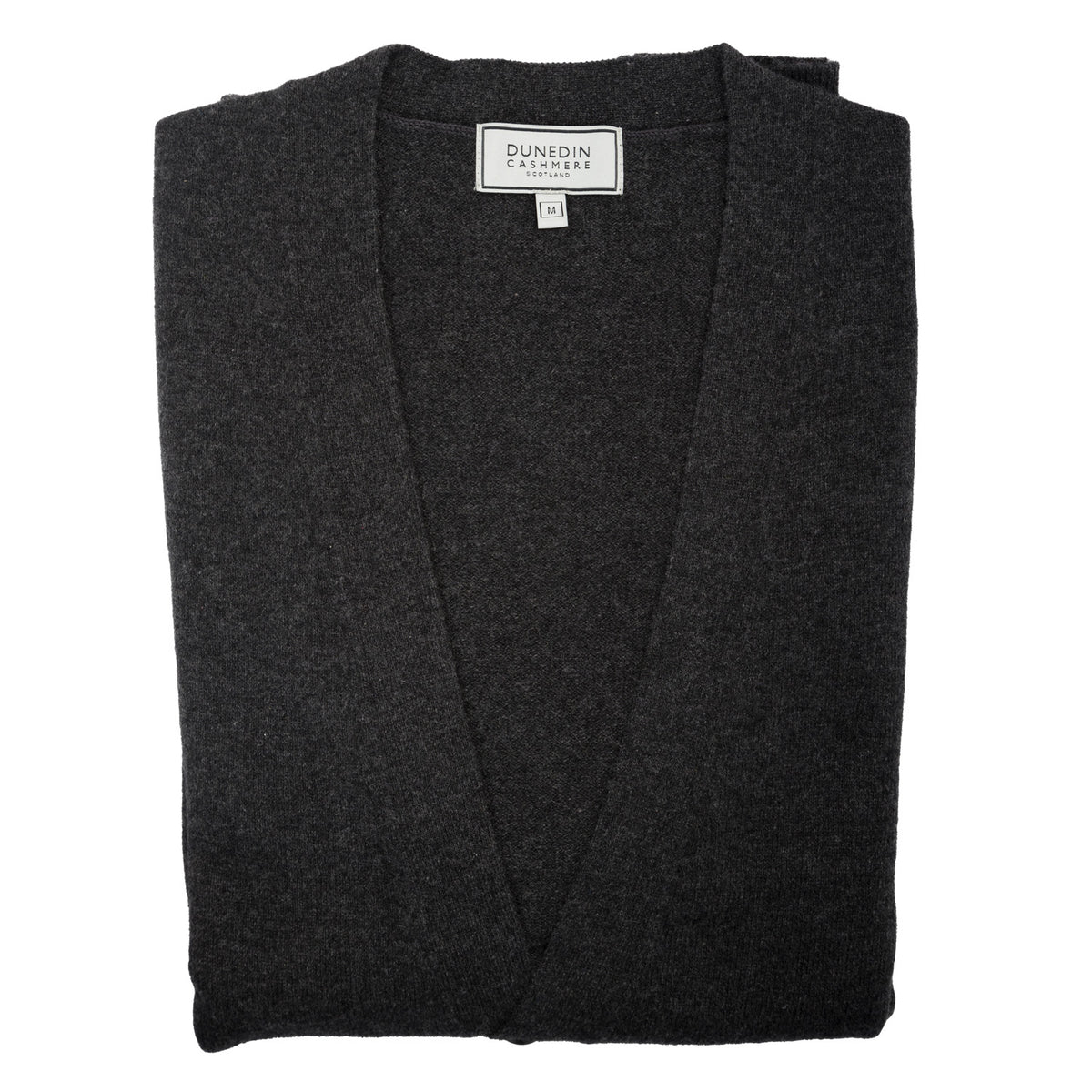 Gents Cardigan New Charcoal | The Scotland Shop