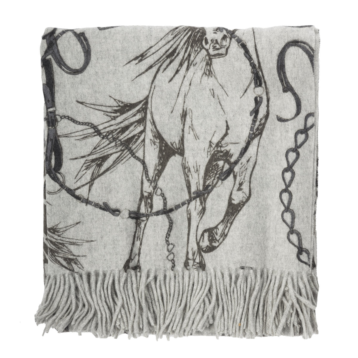 Cashmere Horse Cape Grey | The Scotland Shop