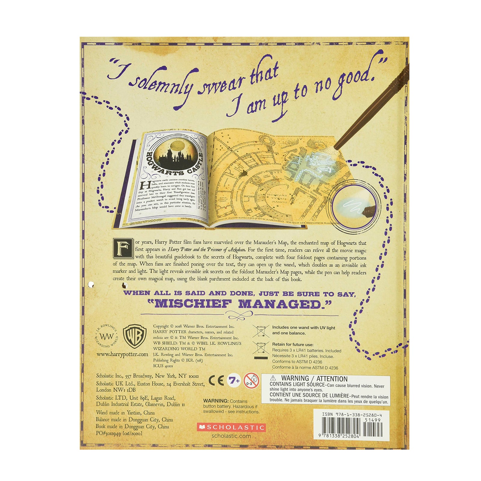 Hp The Marauders Map Guide To Hogwarts | The Scotland Shop