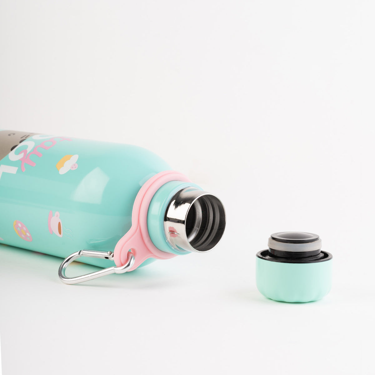 Metallic Bottle Hot/Cold Pusheen Foodie | The Scotland Shop