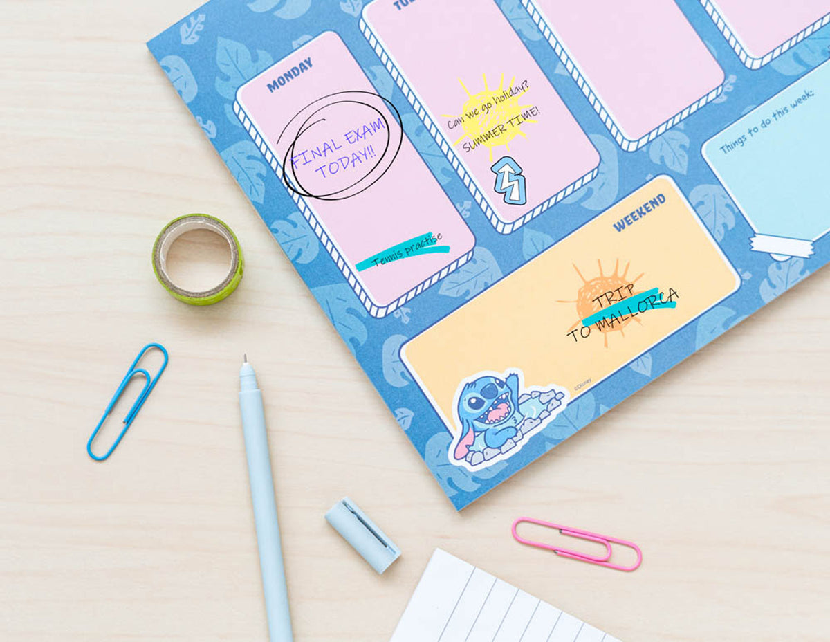 Disney Stitch Weekly Planner | The Scotland Shop