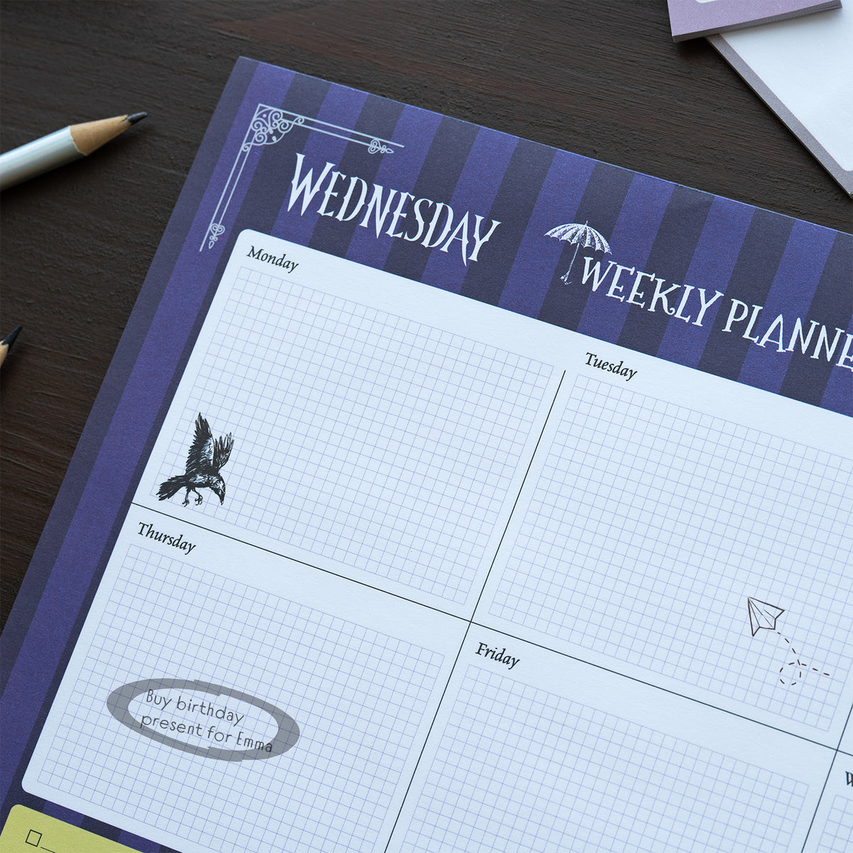 Wednesday A4 Weekly Planner | The Scotland Shop