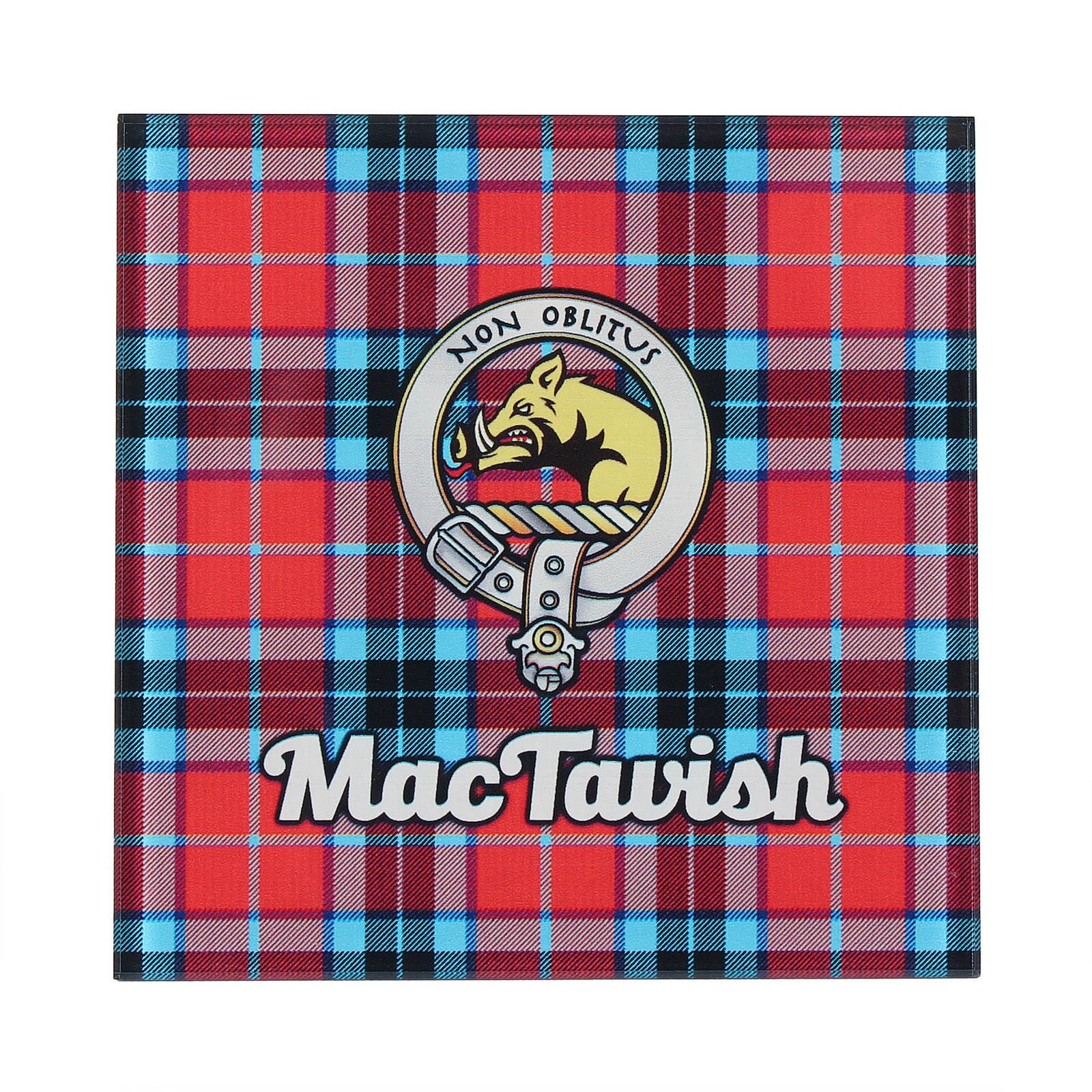 Clan Glass Coaster Mactavish | The Scotland Shop