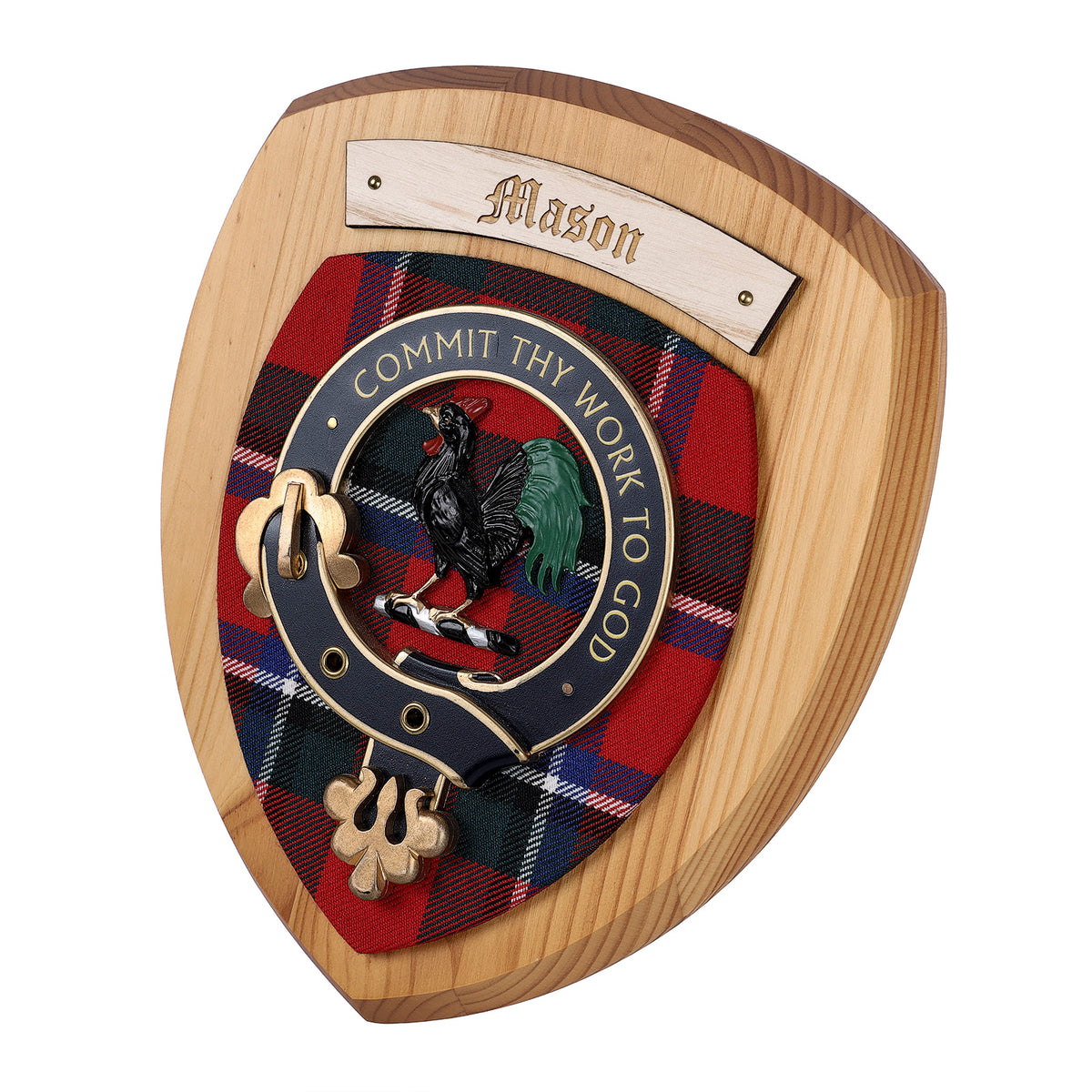 Clan Wall Plaque Mason | The Scotland Shop