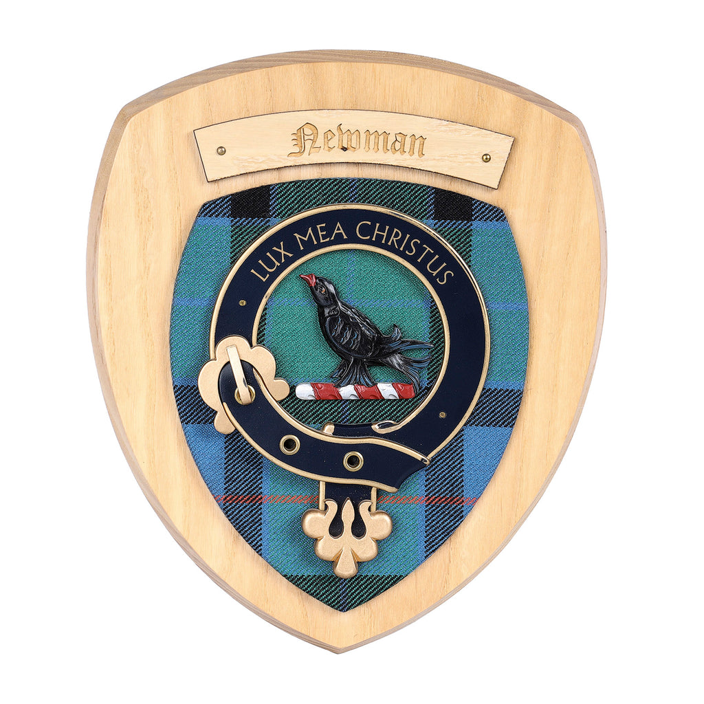 Clan Wall Plaque Newman | The Scotland Shop