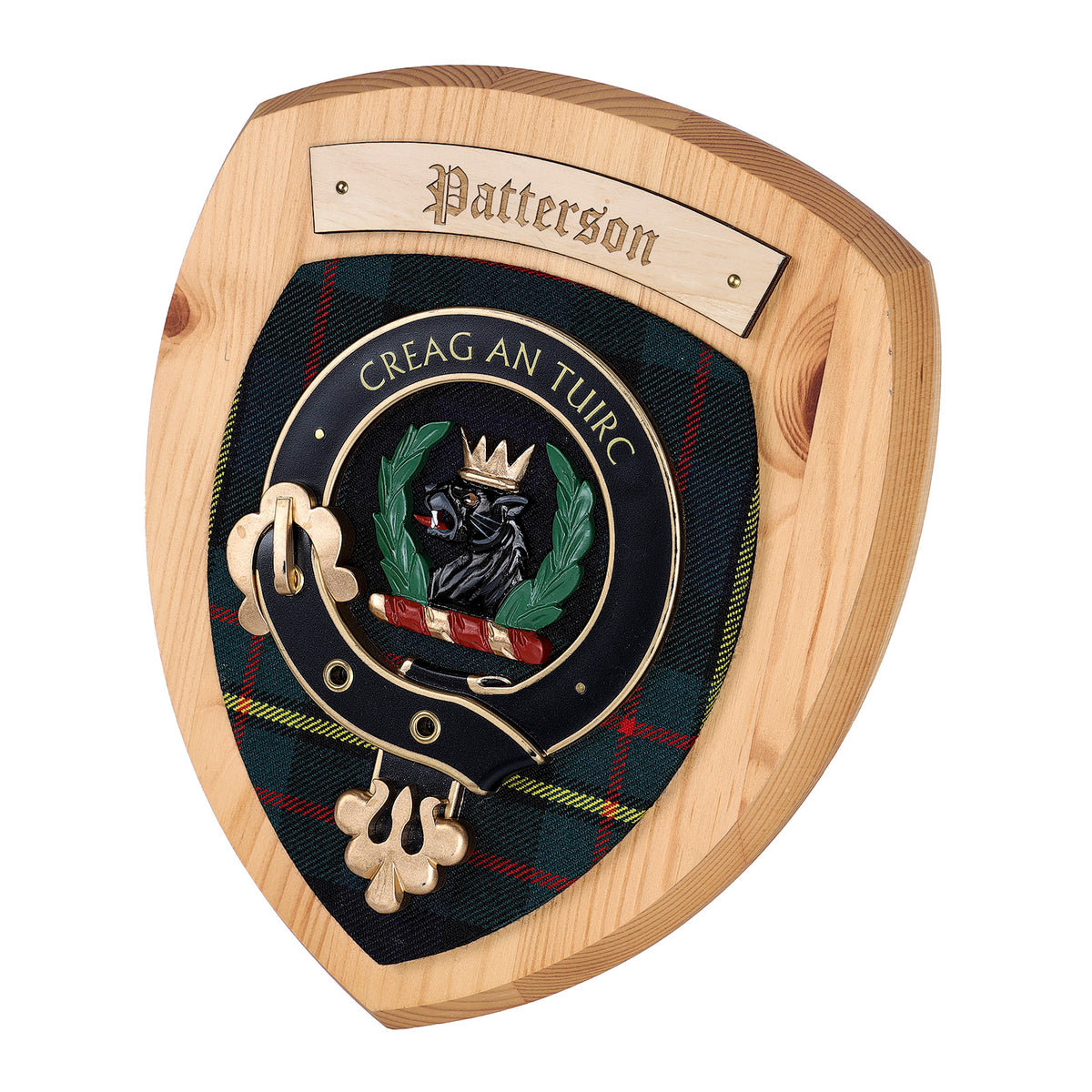 Clan Wall Plaque Patterson | The Scotland Shop