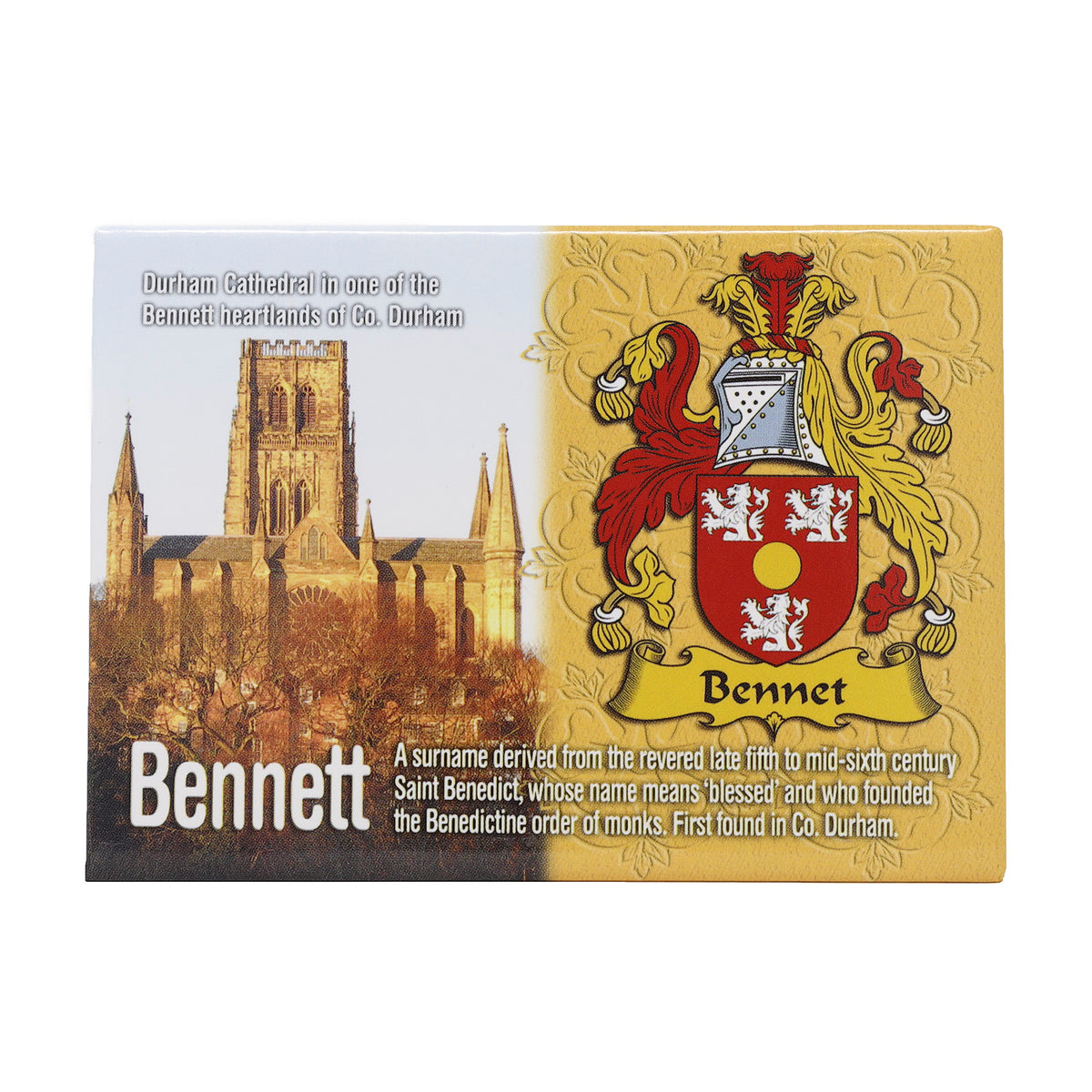 Scenic Metallic Magnet Wales Ni Eng Bennett | The Scotland Shop