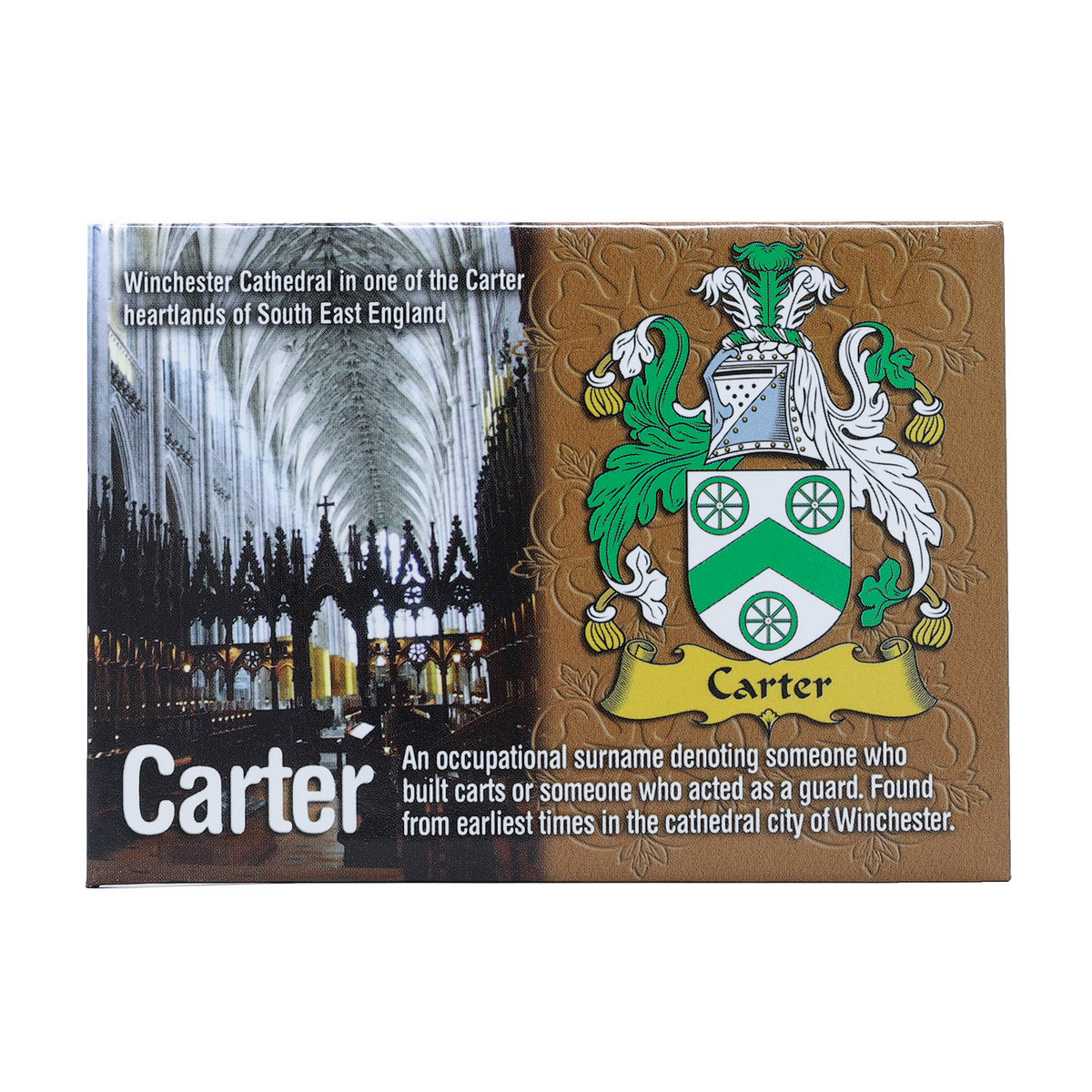 Scenic Metallic Magnet Wales Ni Eng Carter | The Scotland Shop