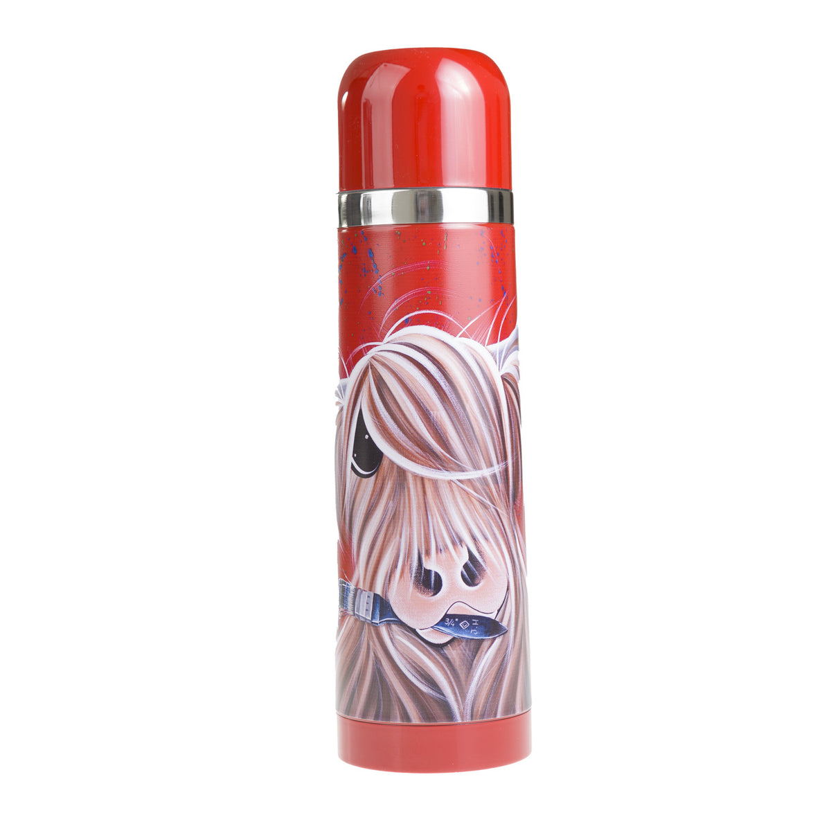 Mcmoo Tartan Paint Thermos Flask | The Scotland Shop