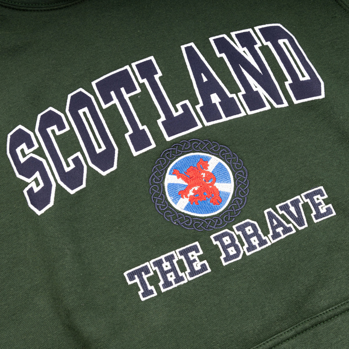 Hooded Top Emb. Scot/Celtic/ Flag/ Lion | The Scotland Shop