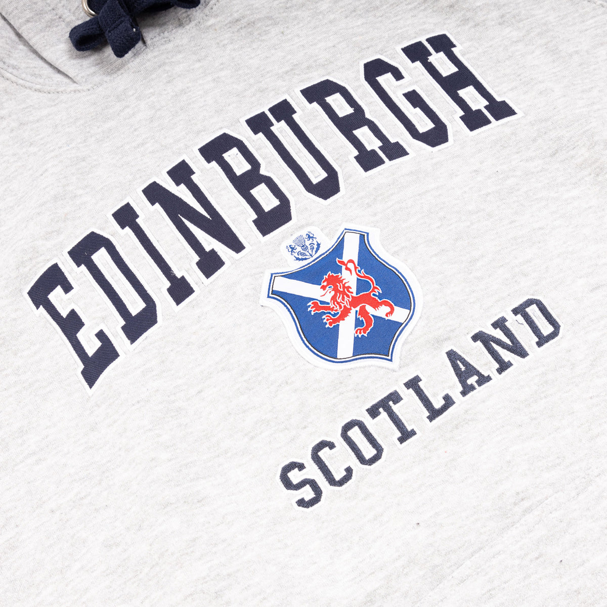 Hooded Top Emb Edin/ Flag Shield / Lion | The Scotland Shop