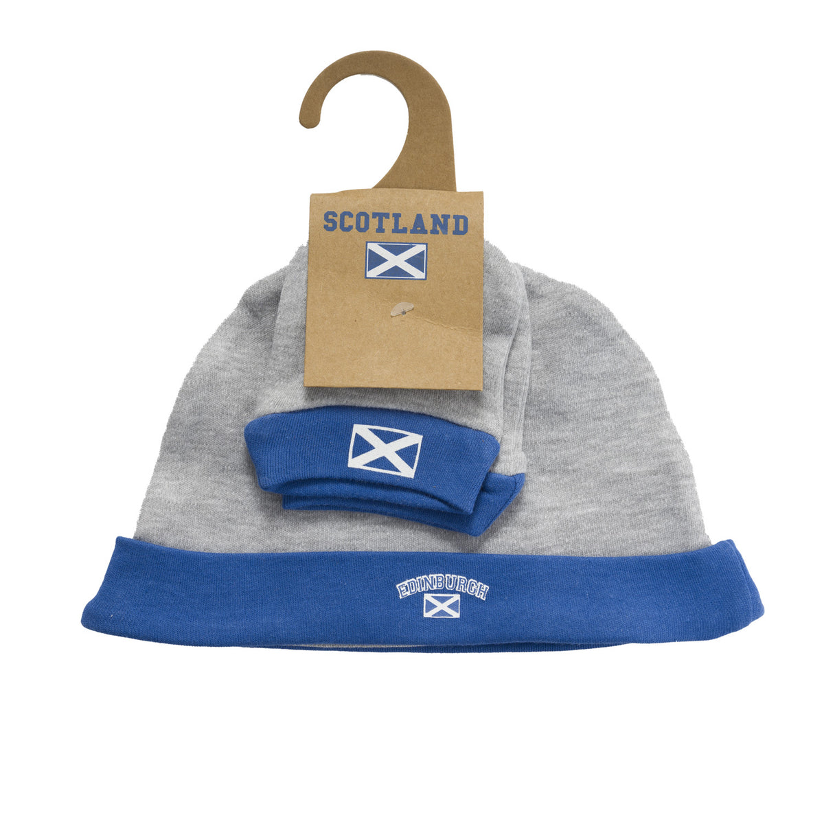 Edinburgh Baby Mitten + Cap | The Scotland Shop