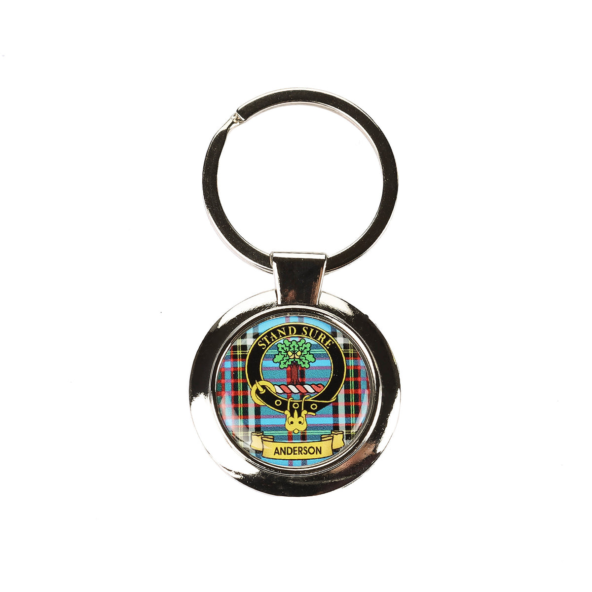 Kc Clan Key Fob Chrome Reid | The Scotland Shop