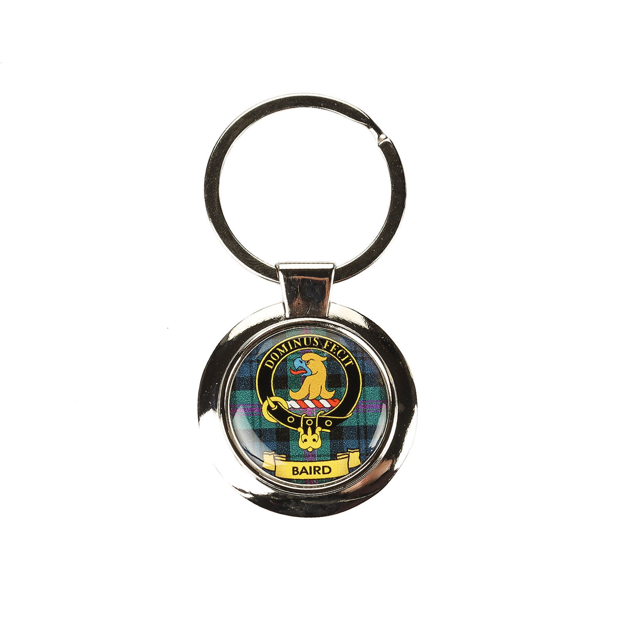Kc Clan Key Fob Chrome Baird | The Scotland Shop
