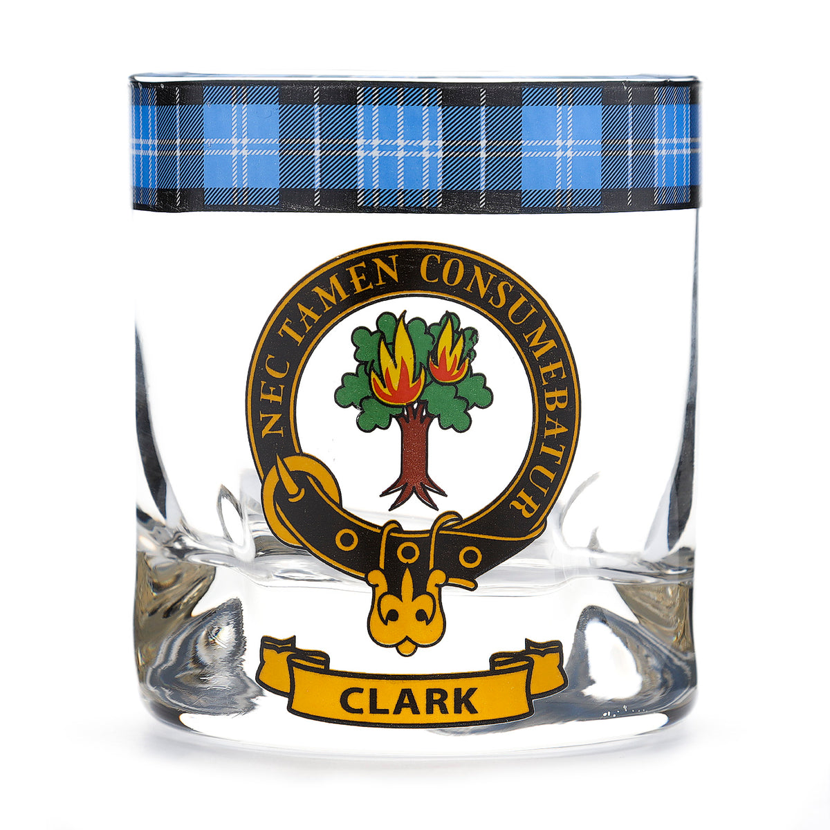 Kc Clan Whisky Glass Clark | The Scotland Shop